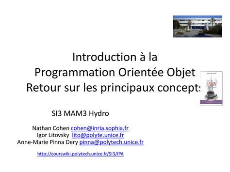 introduction à la programmation objet