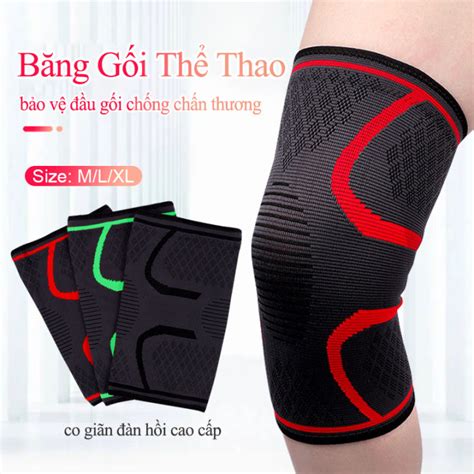 Băng Gối Thể Thao Bóng đábó Gối Bảo Vệ đầu Gối Thể Thao Co Giãn đàn