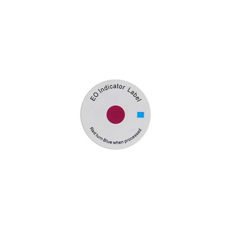 Ethylene Gas Eto Chemical Indicator Label For Industrial Eo