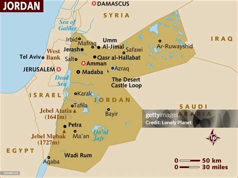Map Of Jordan High Res Vector Graphic Getty Images