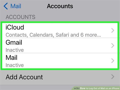 How To Log Out Of Mail On An IPhone 7 Steps With Pictures