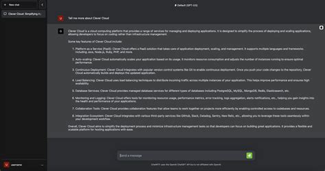 deploy a custom chatgpt based on php clever cloud