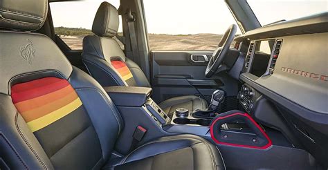 2025 Bronco Interior Sunset Ford Of Waterloo