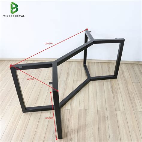 Metal Office Dining Table Base Frame Steel Leg For Hight Table China