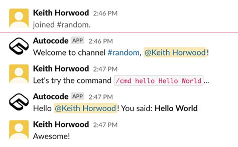 Build A Serverless” Slack Bot In 7 Minutes With Nodejs And Autocode By Keith Horwood Slack