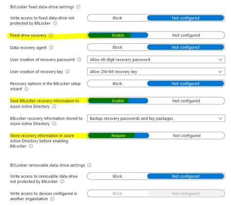 Intune Bitlocker Recovery Key Rotation Non Compatible Tpm Stevens Event Log
