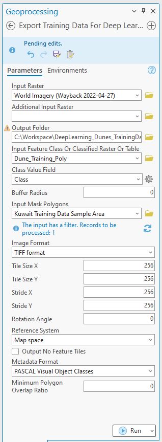 Export Training Data For Deep Learning Hangs At 10 Esri Community