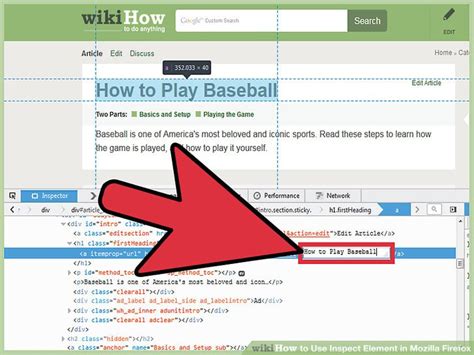 How To Use The Inspect Element In Mozilla Firefox 12 Steps