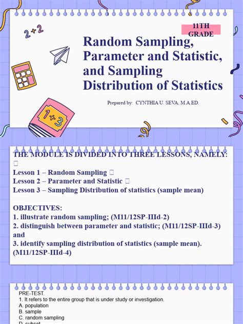 lesson 4 pdf sampling statistics randomness