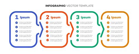 Infographic Template Timeline Process 4 Option 31739197 Vector Art At Vecteezy