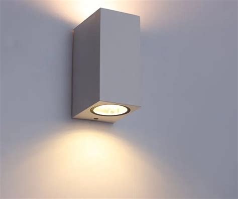 Ernarj Rectangular Twin Shine Cement Wall Light Screed