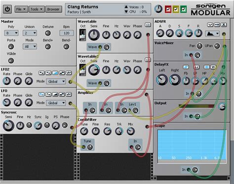 Sonigen Modular Virtual Modular Synthesizer For Windows Updated To V0 9 213 Beta