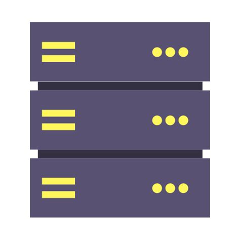 Server Generic Color Fill Icon