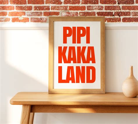 Poster Pipi Kaka Land Poster Badezimmer Gäste Wc Toilette Etsy
