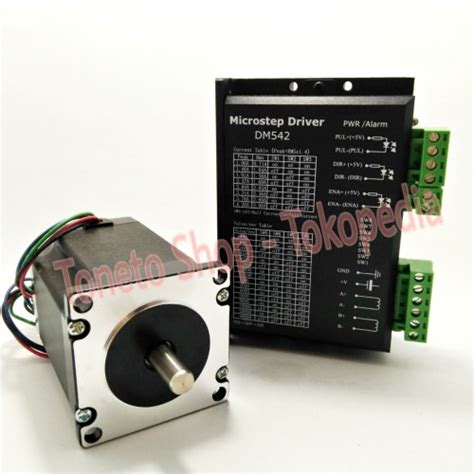 Jual 57 Stepper Motor 2 3 Nm 2 Phase 4 Wire Microstep Driver Dm 542 Jakarta Utara Toneto
