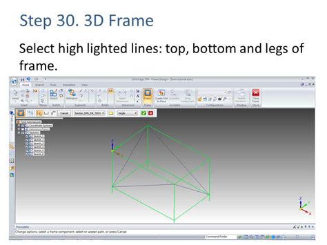 Solid Edge Frame Tutorial Grabcad Tutorials