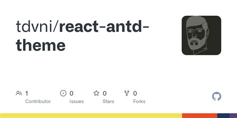 Github Tdvnireact Antd Theme
