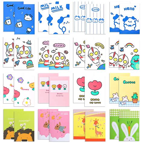 Pcs Mini Notebooks Small Pocket Notebook Mini Motivational Journals Mini Daily Journal