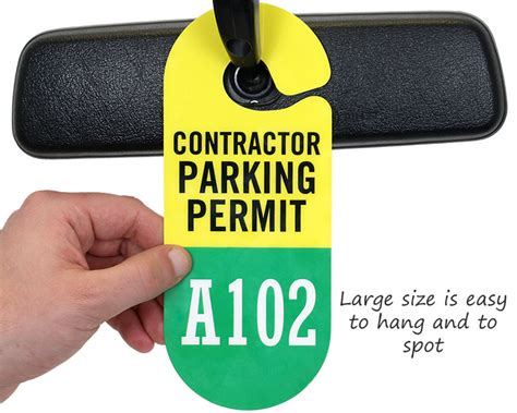 Contractor Parking Passes Contractor Parking Permits