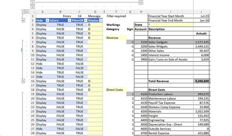 Excel Tips Automated Row Hiding In Excel Reports Intheblack