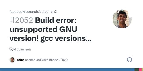 Build Error Unsupported Gnu Version Gcc Versions Later Than 6 Are Not