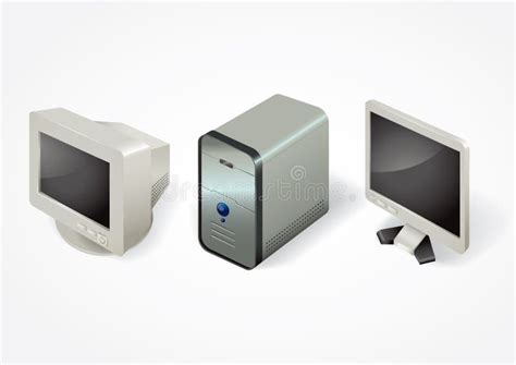 Computer Systems Vector Illustration Decorative Design Stock Vector Illustration Of