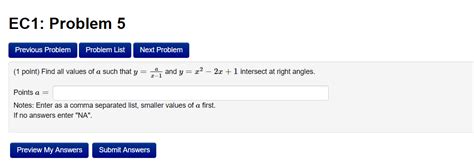 Solved Ec1 Problem 5 Next Problem Previous Problem Problem