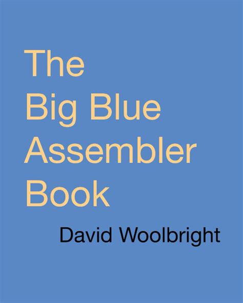 The Big Blue Assembler Book Desertcart India The Big Blue Assembler Book Desertcart India