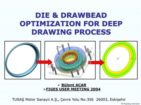 Pdf Die And Drawbead Optimization For Deep Drawing Process