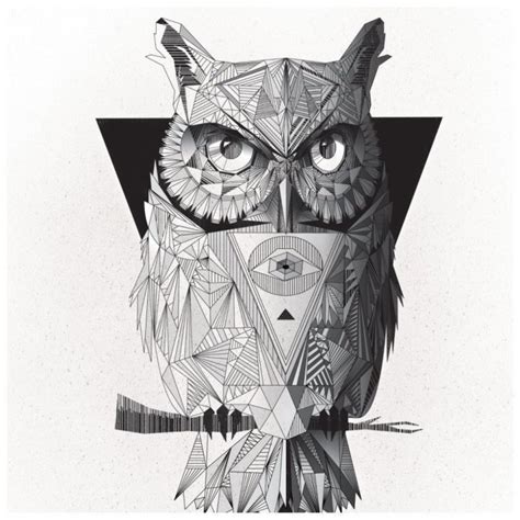 Ескізи татуювання з совою для хлопців