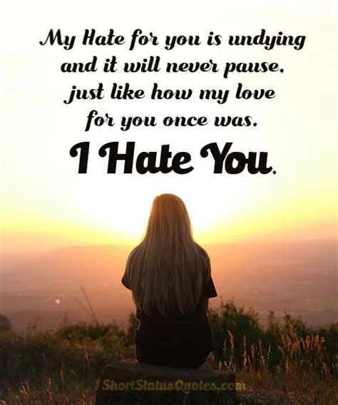Why I Hate You
