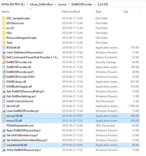 configuring dell bios settings using intune win32app and powershell