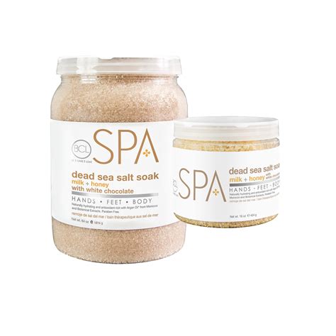 Dead Sea Salt Soak Milk Honey With White Chocolate Bcl Spa