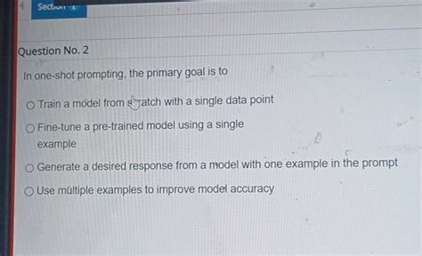 Sectruir Question No 2 In One Shot Prompting StudyX