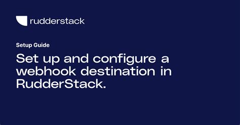 Setup Guide Rudderstack Docs