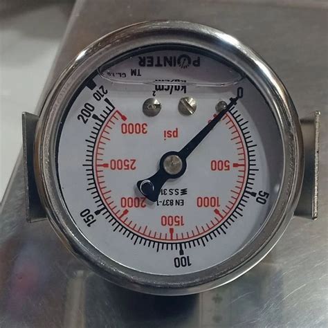 6 Inch 150 Mm Pointer Precision Test Pressure Gauge 60 Psi At ₹ 1850