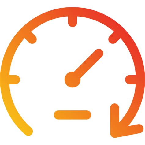 Speedometer Generic Gradient Icon