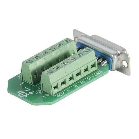 Клеммная колодка на разъём Db 15 описание