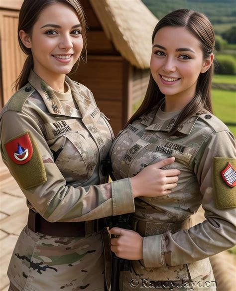 Female Soldiers Army Female Army Uniform Women Army Uniform Fakeness