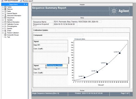 Reporting Multiple Signal Calibration Curves Forum Liquid Chromatography Agilent Community