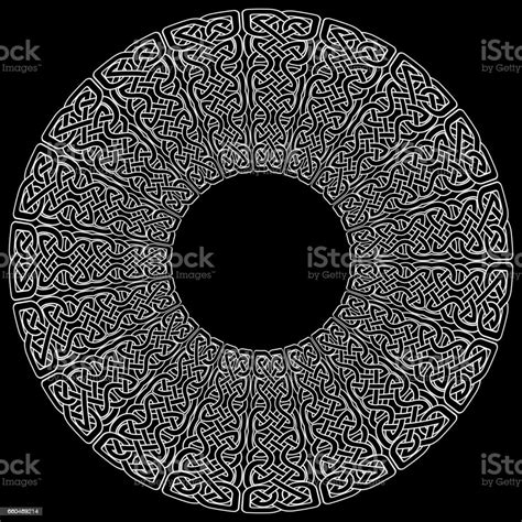 만다라 스타일 셀 틱 스타일 끝 없는 매듭 기호 아일랜드 세인트 패 트 릭의 날 그리고 아일랜드와 스코틀랜드 조각 예술에 의해