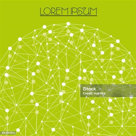 분자 그리고 통신 연결된 점 들과 라인을 그래픽 디자인 및 텍스트에 대 한 배경입니다 벡터 일러스트 레이 션 0명에 대한 스톡