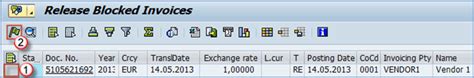 Mrbr Release Blocked Invoices In Sap Blocked Invoice In Sap Find Comprehensive Templates For