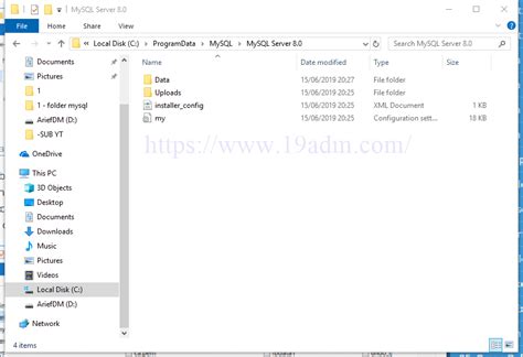 Mengenal Folder Instalasi SQL Dan File My Ini Arief Dwi Muhidin
