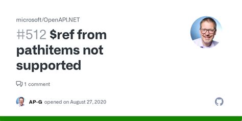 Ref From Pathitems Not Supported · Issue 512 · Microsoftopenapinet · Github