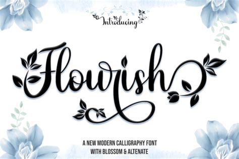Flourish Font Font Canyon