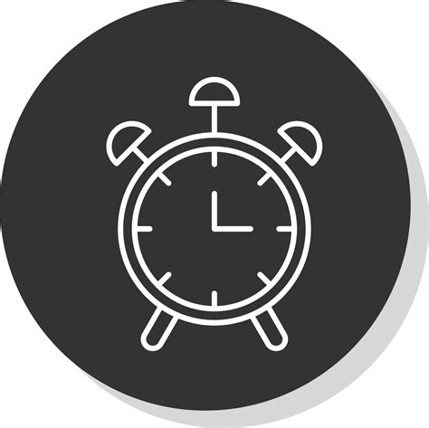 Clock Line Grey Icon Vector Art At Vecteezy