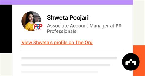 Shweta Poojari Associate Account Manager At Pr Professionals The Org