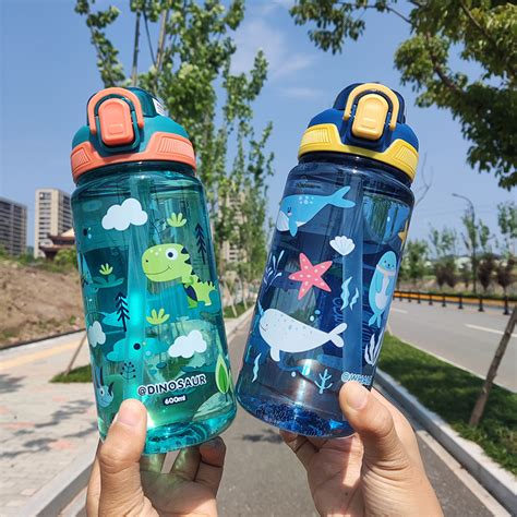 พร้อมส่ง กระบอกน้ำ 600 Ml ฟรีสติ๊กเกอร์ กระติกน้ำ กระบอกน้ำไปรร กระบอกน้ำเย็น ขวดน้ำไปเรียน