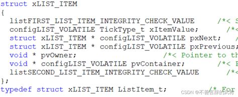 freertos列表与列表项详细讲解 rtos里各种列表 csdn博客